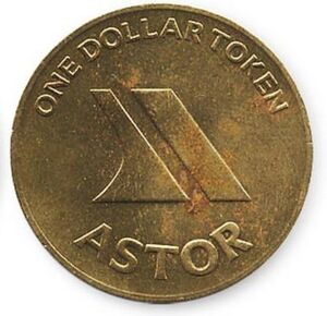 Token: Astor - One Dollar Token (Germany, Federal Republic(Machine ...