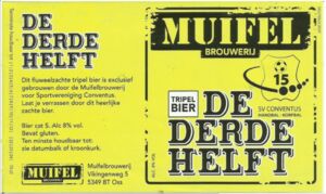 Drink Label: De Derde Helft Tripel (Muifelbrouwerij, NetherlandsCol:NL ...