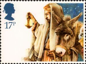 Stamp: Arrival in Bethlehem (United Kingdom of Great Britain & Northern ...