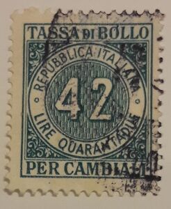 Stamp: Tassa di bollo (Italy: Revenue Stamps(Revenue : Bill of Exchange ...