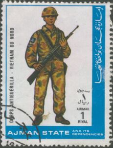 Stamp: North Vietnam (Ajman(Military Uniforms (III)) Mi:AJ 2550A,Col:AJ ...