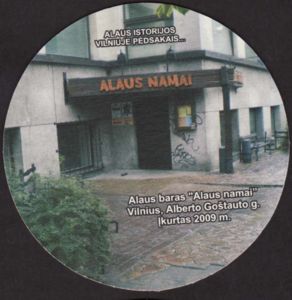 Beer Coaster: Vilniaus alus (Vilniaus alus, LithuaniaCol:LT-000014