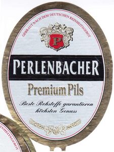 Drink Label: Perlenbacher Pils (Lidl Stiftung & Co.KG, Germany, Federal ...