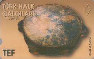 Phonecard: TEF (Turk Telekom, Türkiye (Turkey)(Folk Instruments) Col:TR ...