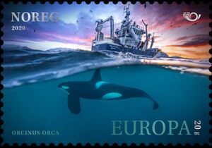 Stamp: Killer Whale (Orcinus Orca) (Norway(Marine Fauna - Orca (2020 ...