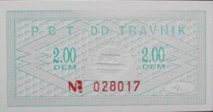 Banknote: 2 Fantasy Mark (Fantasy Issues(Bosnia and Hercegovina) Col ...