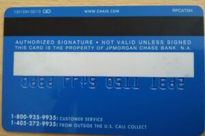 Tarjeta de Banco: Chase ATM card (Chase, Estados Unidos de AméricaCol ...