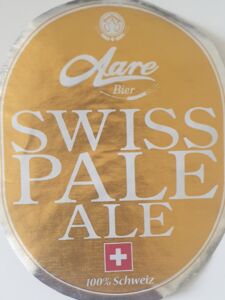 Drink Label: Swiss Pale Ale (Brauerei Aare Bier AG, SwitzerlandCol:CH ...
