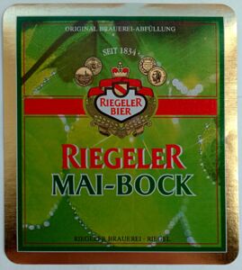 Drink Label: Riegeler Mai-bock (Riegeler Brauerei, Germany, Federal RepublicCol:DE-BEER-005124