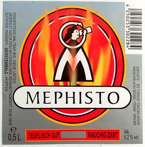 Drink Label: Meinel Mephisto (Meinel-Bräu Hof, Germany, Federal ...