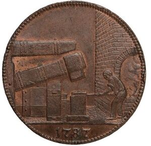 Token: Iohn Wilkinson Iron Master / Forge (United Kingdom of Great ...