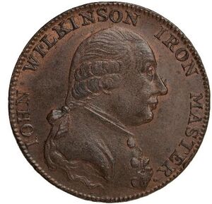 Token: Iohn Wilkinson Iron Master / Forge (United Kingdom of Great ...