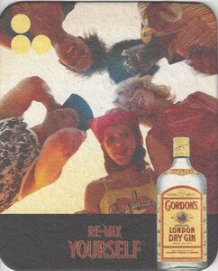Beer Coaster: Gordon's (Diageo USVI, United Kingdom of Great Britain ...