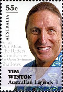 Stamp: Tim Winton (Colour photograph) (Australia(Australian Legends ...