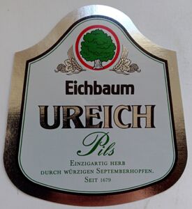 Drink Label: Eichbaum Ureich Pils (Privatbrauerei Eichbaum GmbH & Co ...