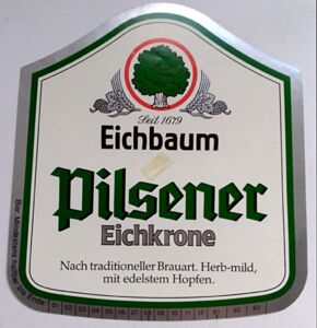 Drink Label: Eichbaum Pilsener Eichkrone (Privatbrauerei Eichbaum GmbH ...