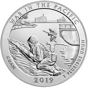 Moneda: 25 Cents / Quarter (War in the Pacific National Historical Park ...