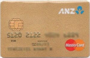 Bank Card: Anz (Anz, IndonesiaCol:ID-MC-0086