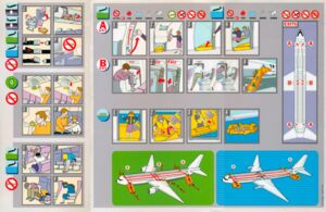 Safety Card: B-767-300ER (Delta Air Lines, United States of AmericaCol ...