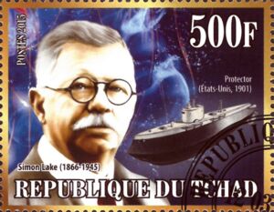 Stamp: Simon Lake (1866-1945) (Chad: Illegal Stamps(Famous People (2015 ...