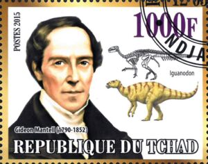 Stamp: Paleontologists Gideon mantell (1790-1852) (Chad: Illegal Stamps ...