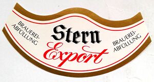 Drink Label: Stern Export (Stern Brauerei, Germany, Federal RepublicCol ...