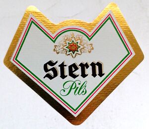 Štítok z nápoja: Stern Pils (Stern Brauerei, NemeckoCol:DE-BEER-005355