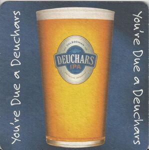 Posavasos de Cerveza: Deuchars ipa (Caledonian (Heineken UK), Reino ...