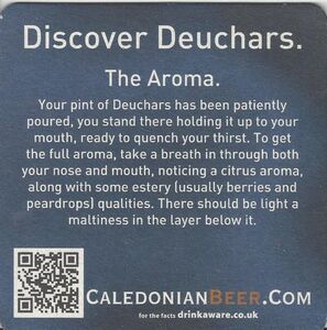 Posavasos de Cerveza: Deuchars ipa (Caledonian (Heineken UK), Reino ...