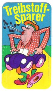 Meal Toy: Treibstoff-Sparer (Stickers, Germany(Duplo - Verrückte ...