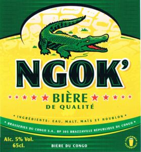 Drink Label: Ngok (Brasseries Du Congo S.A., Congo, Republic ...
