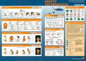 Safety Card: A380-800 (Singapore Airlines, SingaporeCol:SIA-SG-0014