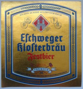 Drink Label: Eschweger Festbier (Eschweger Klosterbrauerei GmbH ...