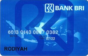 Bank Card: BRI - Indonesia Map (BRI (Indonesia), IndonesiaCol:ID-GM-0089.04