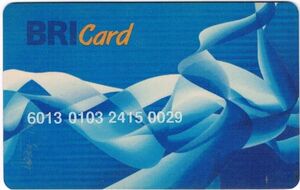 البطاقات المصرفية: BRI Card (BRI (Indonesia), إندونيسياCol:ID-GM-0115