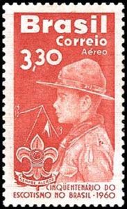 Stamp: 50th Anniversary of Scouting in Brazil (BrazilMi:BR 985,Sn:BR ...