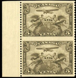 Stamp: Allegory of Flight (CanadaSn:CA C1c
