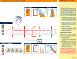 Safety Card: Boeing 777-300ER (Singapore Airlines, SingaporeCol:SIA-SG-0019