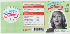 Stamp: Noeline Brown, OAM (Australia) (Australian Legends : Comedians ...