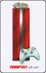 Gift Card: Game console packed (Comp USA, United States of America ...