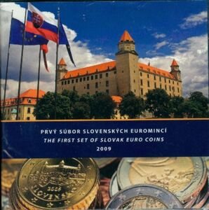 Münze: Various Euro (Mint set 2009 - First Slovak Euro coins) (Slowakei ...
