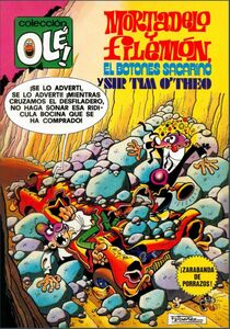 Cómic: Mortadelo y Filemón (Olé) Botones Sacarino y Sir Tim O'Theo ...