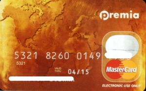 Bank Card: Premia - Home Credit (PPF bank, SlovakiaCol:SK-MC-0108