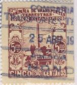 Stamp: Bus and Monument (Colombia: Private Post Offices(Compañía de ...