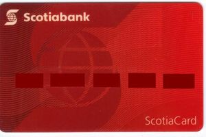 Tarjeta de Banco: ScotiaCard (Scotiabank, Canadá) Col:CA-PL-0004