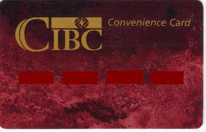 Bank Card: CIBC - Convenience Card (Canadian Imperial Bank of Commerce ...