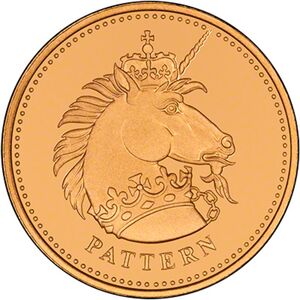 Coin: 1 Pound (Heraldic Beast Series, Scottish Unicorn - Gold) (United ...