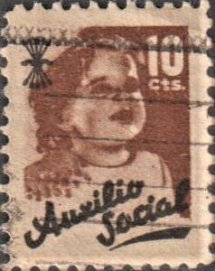 Stamp: Social Aid. Auxilio (Spain, Civil War: Cinderella Stamps(Auxilio ...