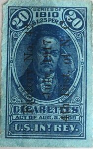 Stamp: Dewitt Clinton series of 1910 (cigarettes) (United States of ...