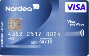 Bank Card: Nordea (Nordea Bank Polska S.A., Poland) Col:PL-VI-0567